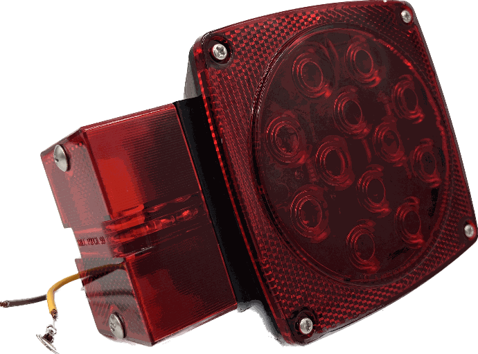 Square Led. Tail Light Approved For All Trailer Widths. Left Hand Side ...