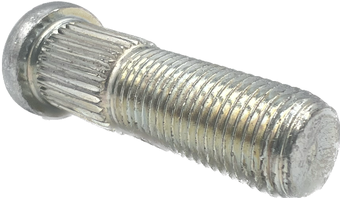 Wheel Stud, Threads: 1/2"-20, Overall Length: 1.64", Knurl Diameter ...