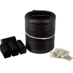 Trailer Bunk Wrap Kit 16'X2X6" Black | Trailer Parts Depot