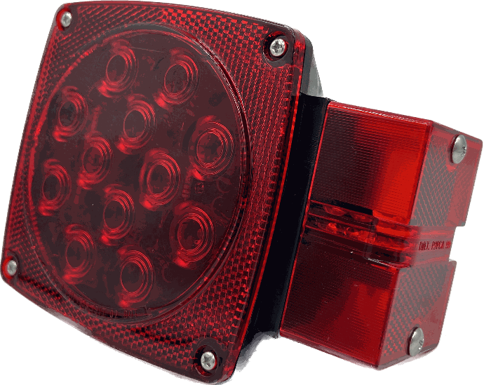 Square Led. Tail Light Approved For All Trailer Widths. Right Hand Side ...