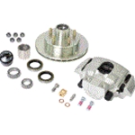 Ufp K71-077-05 Disc Brake Kit 10" Zinc Plated Rotor And Caliper (One 5 ...