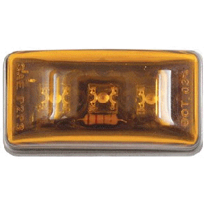 Marker Light, Amber Led, 2" Length With Stainless Steel Base. Optronics ...